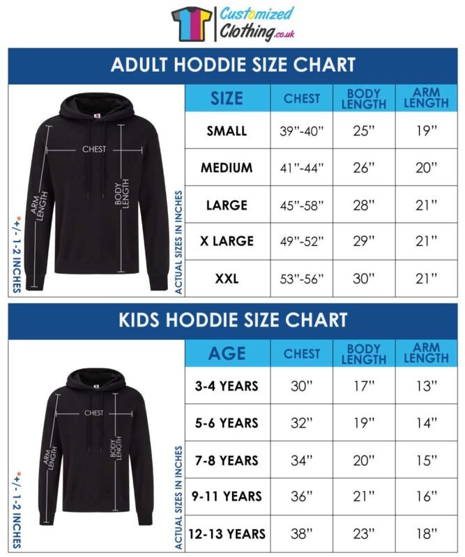 Custom Hoodies With Front Image & Back Text, Stand Out in Style